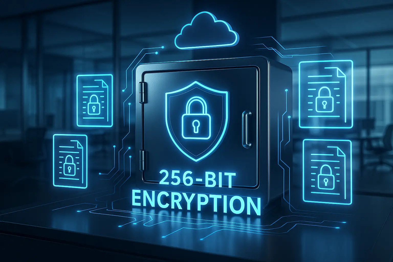 Bulletproof Security with docEdge 256-Bit encrypted DMS
